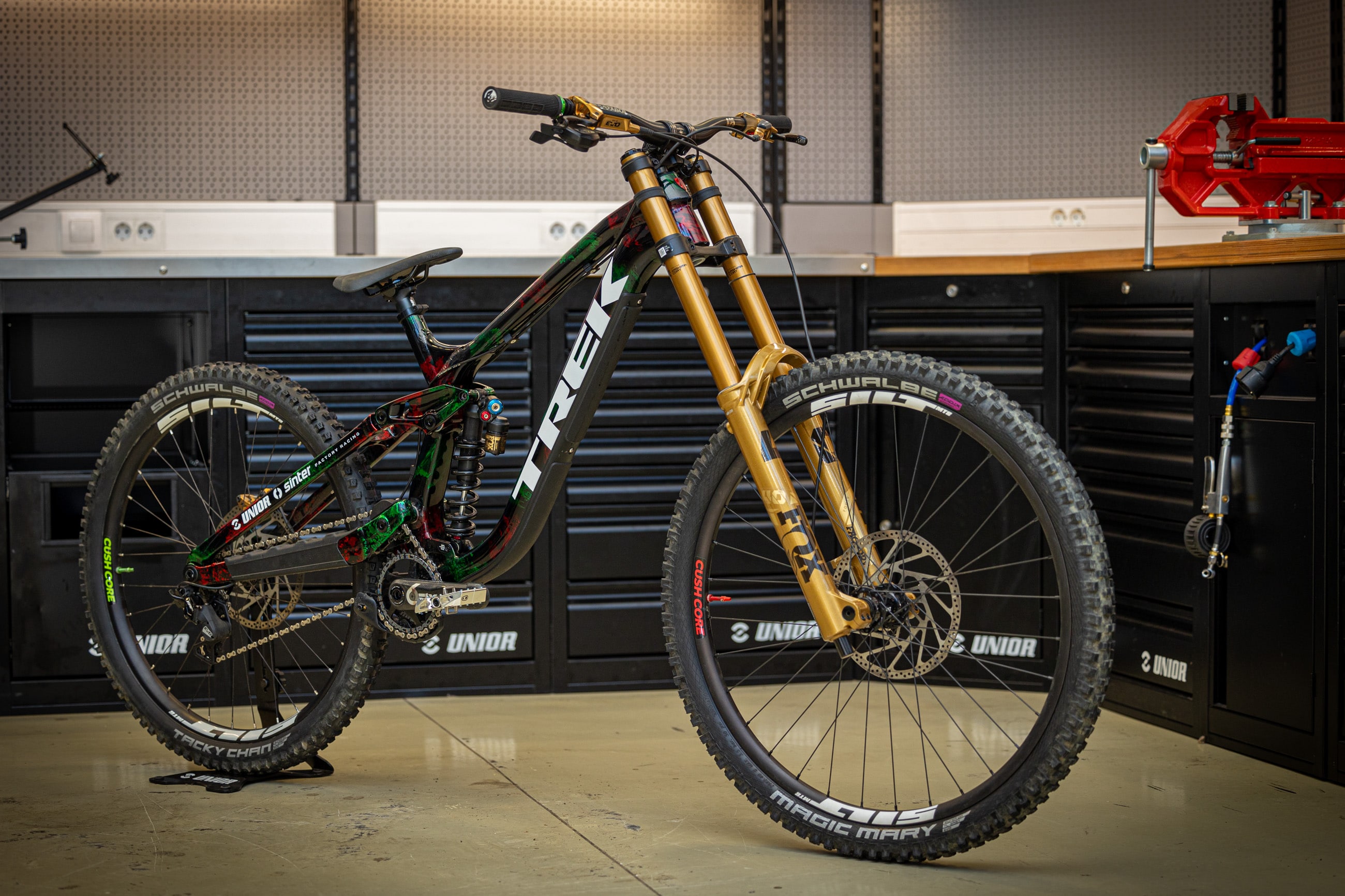 Team bike: 2024 Trek Session – Unior Sinter Factory Racing